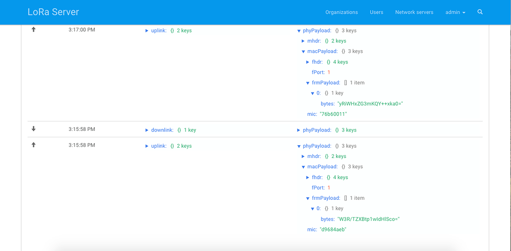 Receiving (decrypted) device data / FRMPayload - ChirpStack Application Server - ChirpStack ...